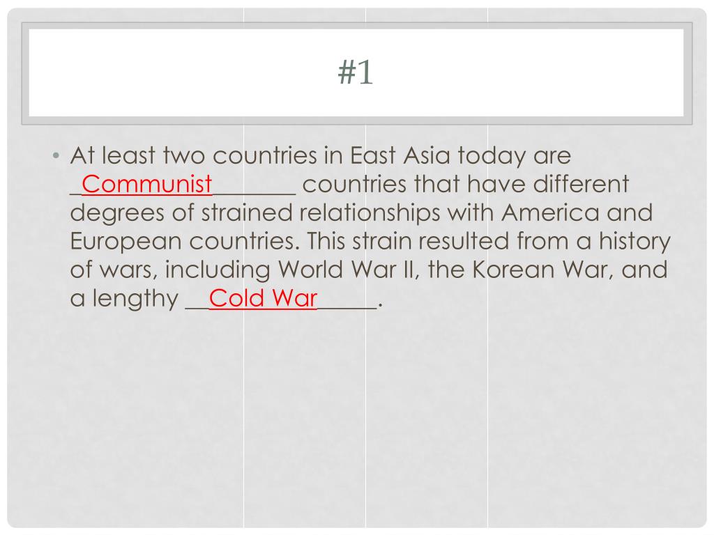 PPT - Understanding East Asia Today: A Comprehensive Review PowerPoint ...