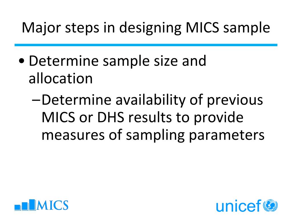 PPT - Multiple Indicator Cluster Surveys Survey Design Workshop PowerPoint Presentation - ID:1629696