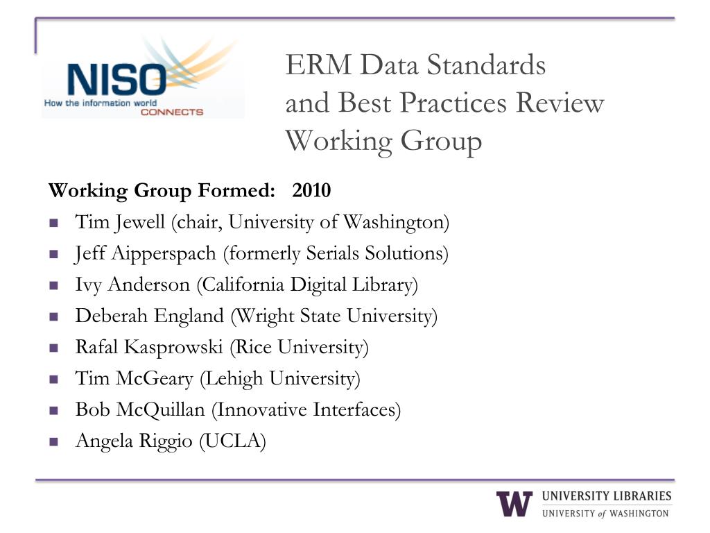 PPT - NISO Standards Update ALA 2012 Annual Conference, Anaheim Tim ...