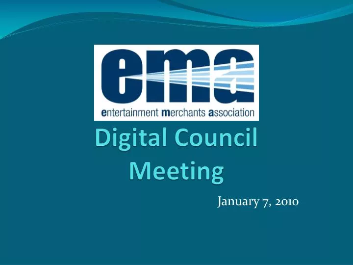 PPT - Digital Council Meeting PowerPoint Presentation, free download ...