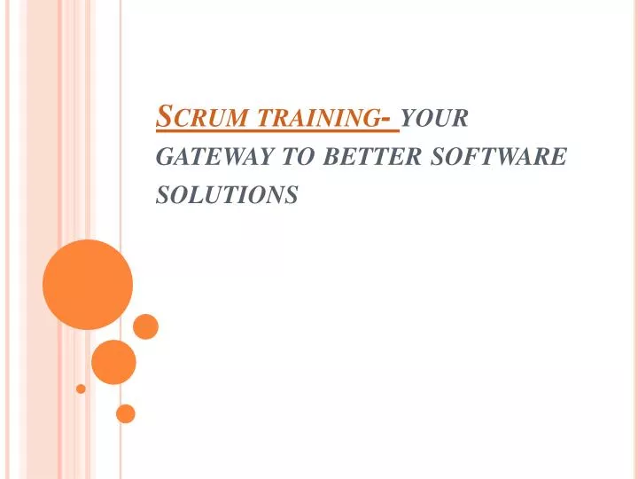 PPT - Scrum training PowerPoint Presentation, free download - ID:1630097