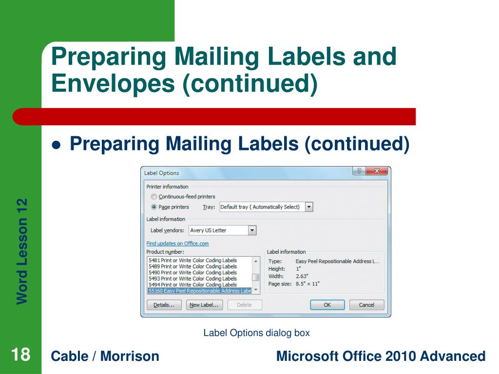 PPT - Word Lesson 12 Creating Mail Merge Documents PowerPoint ... PPT - Word Lesson 12 Creating Mail Merge Documents PowerPoint ...