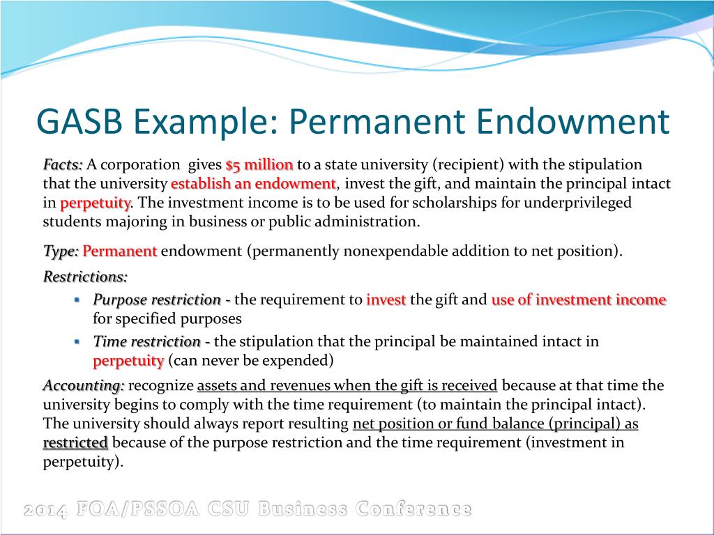 PPT - Endowment Management CSU Financial Officers Association ...