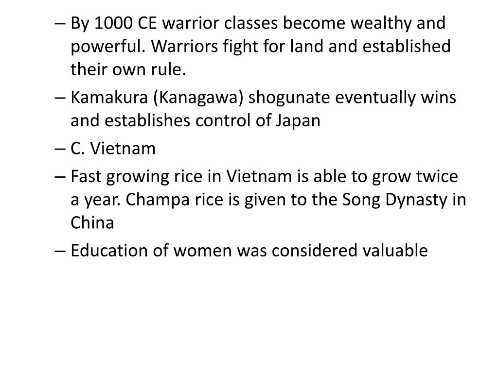 PPT - Ch 10: Inner and East Asia, 600-1200 CE PowerPoint Presentation ...