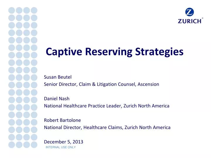 PPT - Captive Reserving Strategies PowerPoint Presentation, free ...