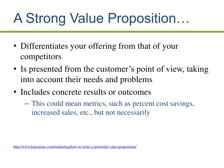 PPT - Value Proposition PowerPoint Presentation - ID:1631471