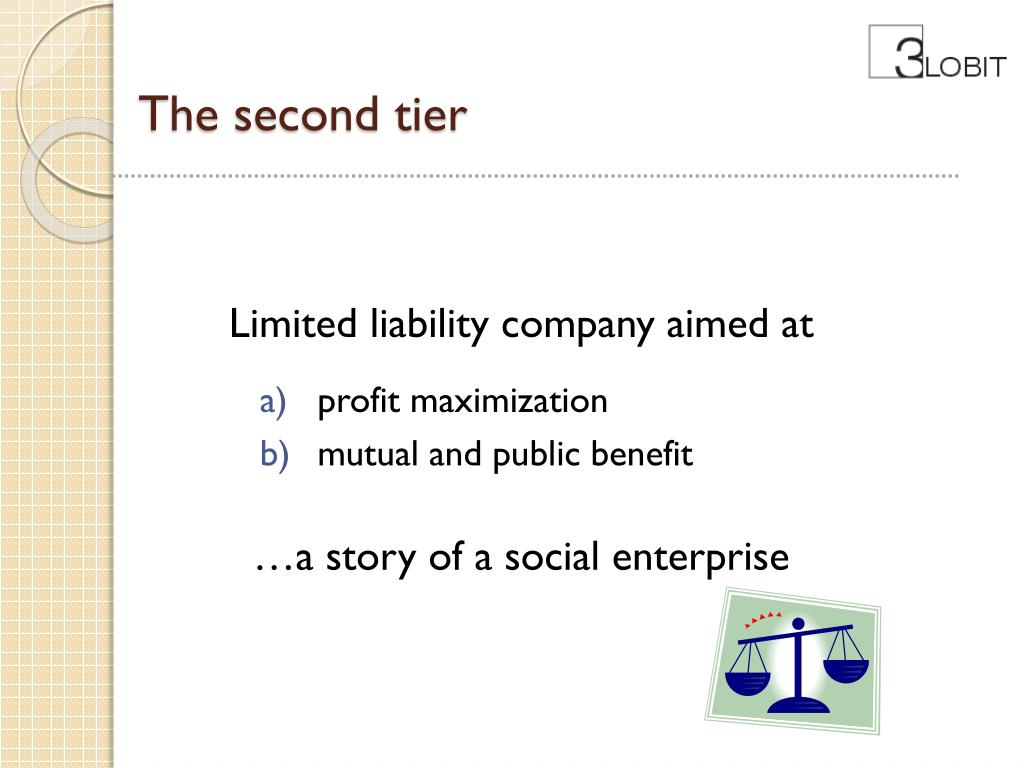 PPT - Two-Tier Business Model for Financing Social Mission ...