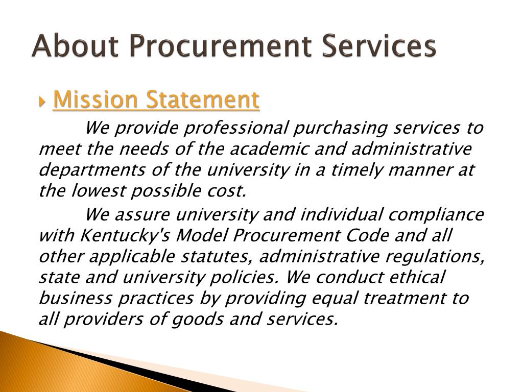 PPT - Northern Kentucky University Procurement Services PowerPoint ...