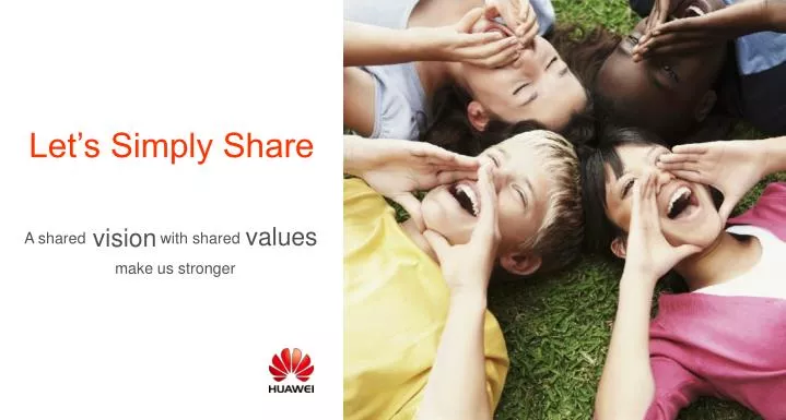 PPT - A shared vision with shared values make us stronger PowerPoint ...