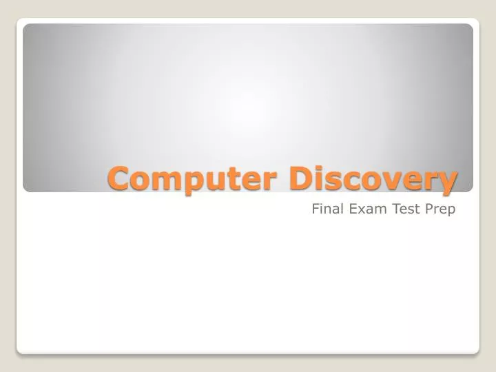 PPT - Computer Discovery PowerPoint Presentation, free download - ID ...