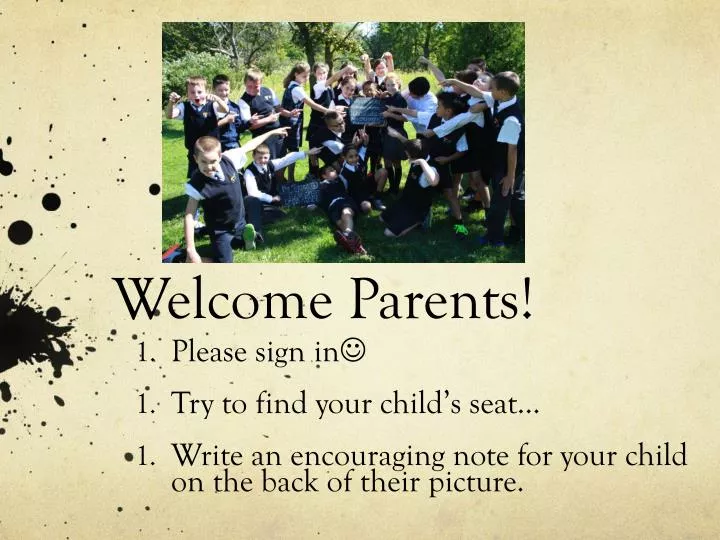 PPT - Welcome Parents! PowerPoint Presentation, free download - ID:1632663
