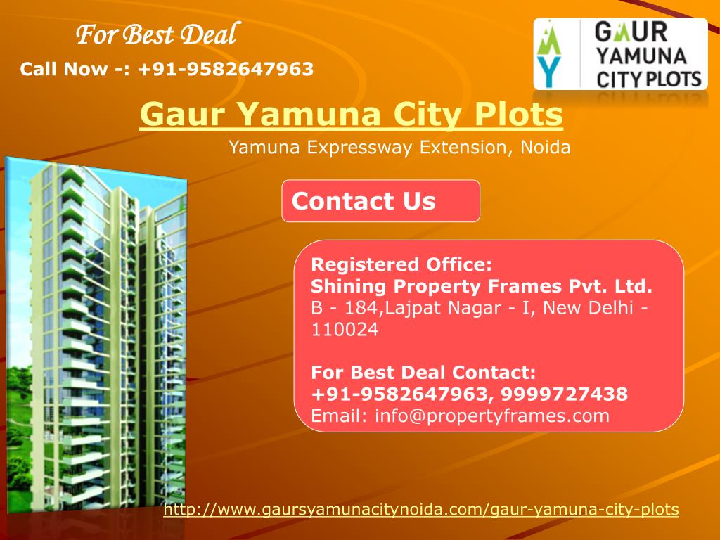 PPT - Gaur Yamuna City Plots | Gaur Yamuna City Plots Noida PowerPoint ...