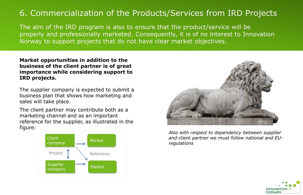 PPT - “Good projects get good funding” IRD – Industrial Research and ...