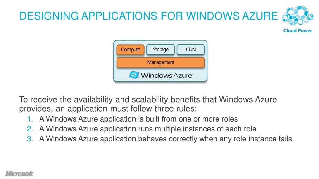 PPT - Designing for the Windows Azure Application Developer Model ...