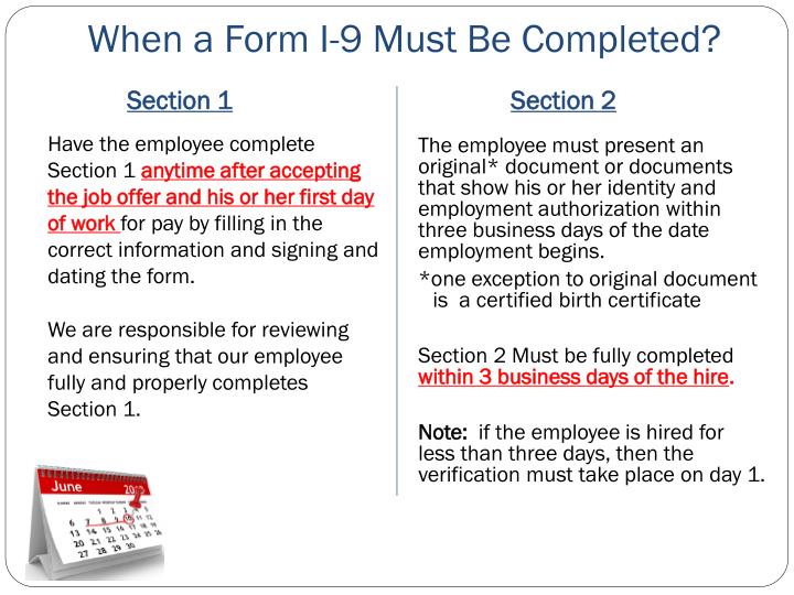 PPT - Employment Eligibility Verification for New Hires (Form I-9 ...
