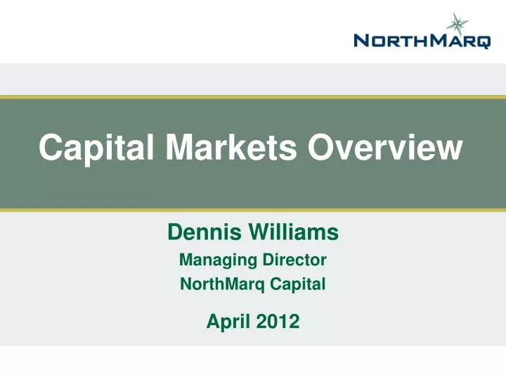 PPT - Capital Markets Overview PowerPoint Presentation, free download - ID:1633206