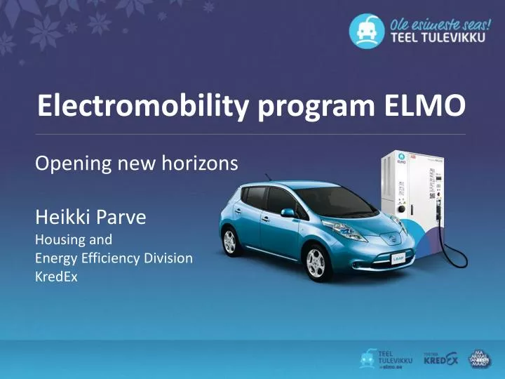 PPT - Electromobility program ELMO PowerPoint Presentation, free ...