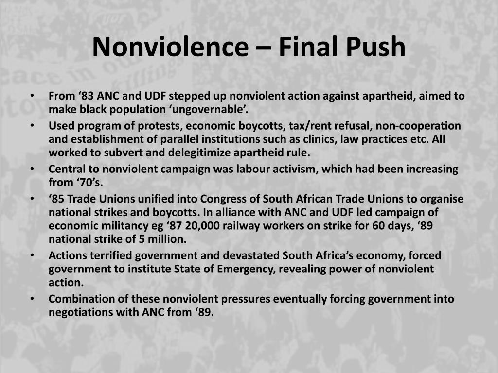 PPT - Anti-Apartheid Movement in South Africa PowerPoint Presentation ...