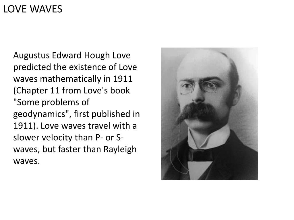 PPT - Earthquake Seismology: Rayleigh waves Love waves Dispersion ...