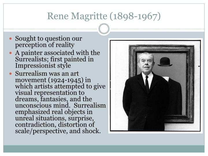 PPT - Rene Magritte & Surrealism PowerPoint Presentation - ID:1633575