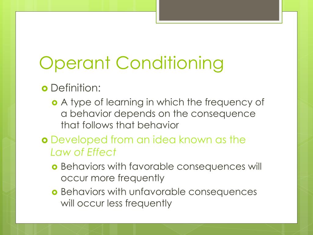 PPT - Operant Conditioning PowerPoint Presentation, free download - ID ... PPT - Operant Conditioning PowerPoint Presentation, free download - ID ...