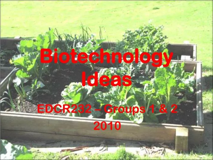 PPT - Biotechnology Ideas PowerPoint Presentation, free download - ID ...