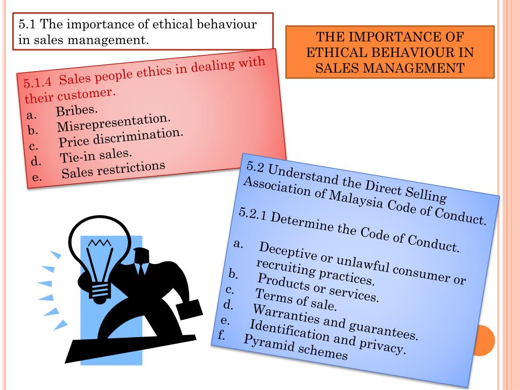 PPT - CHAPTER 5 ETHICS AND SOCIAL RESPONSIBILITIES IN SALE AND SALES ...