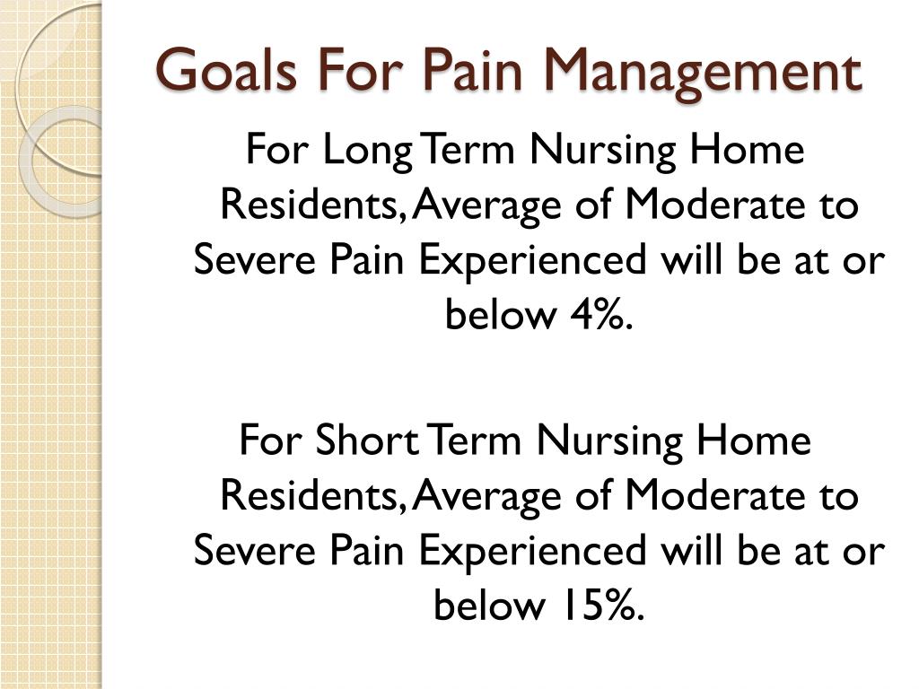 PPT - Advancing Excellence Campaign: Improved Pain Management in ...