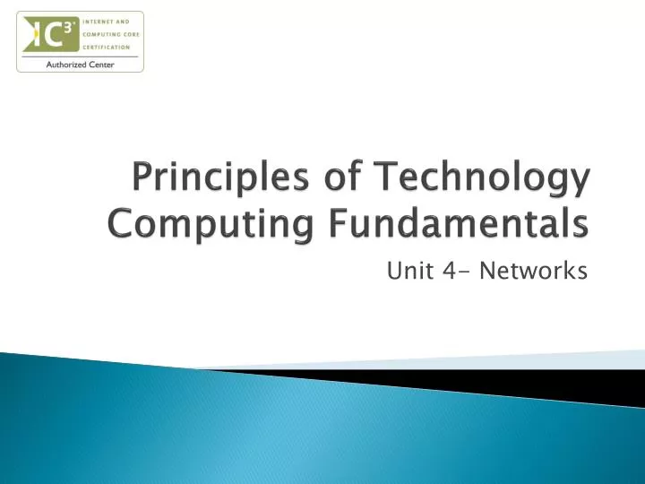 PPT - Principles of Technology Computing Fundamentals PowerPoint ...