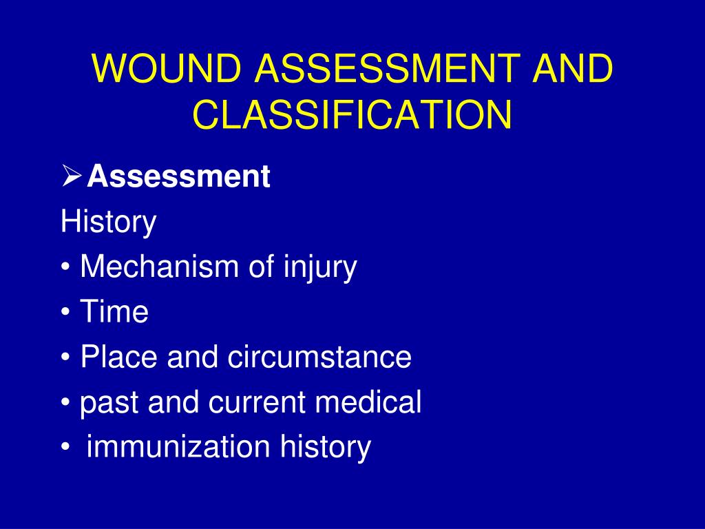 PPT - WOUNDS-WOUND HEALING & CARE PowerPoint Presentation, free ...