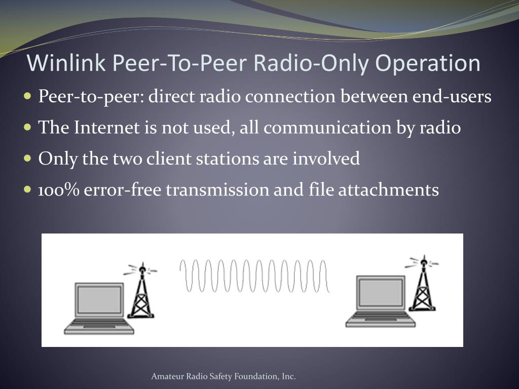 PPT - Winlink 2000 System Evolution for Enhanced Emergency ...