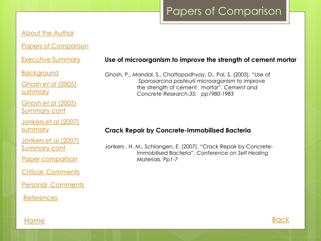 PPT - Bio-concrete as a means of concrete strengthening and repair ...