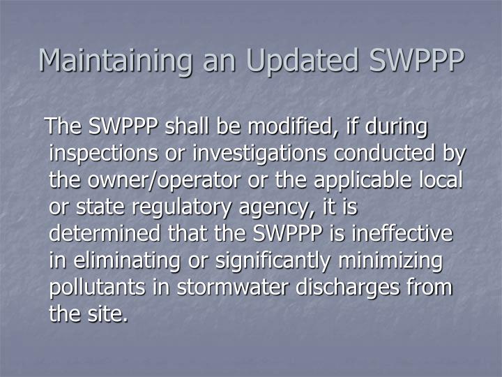 PPT - SWPPP: Stormwater Pollution Prevention Plan PowerPoint ...