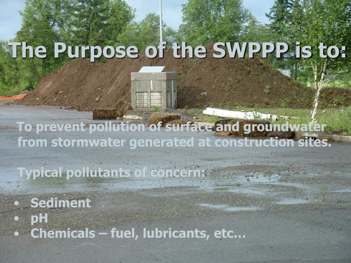 PPT - SWPPP: Stormwater Pollution Prevention Plan PowerPoint ...