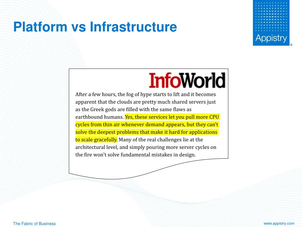 PPT - Cloud Computing for the Enterprise Sam Charrington, VP Product ...
