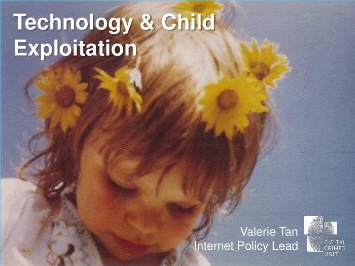 PPT - Technology & Child Exploitation PowerPoint Presentation, free ...