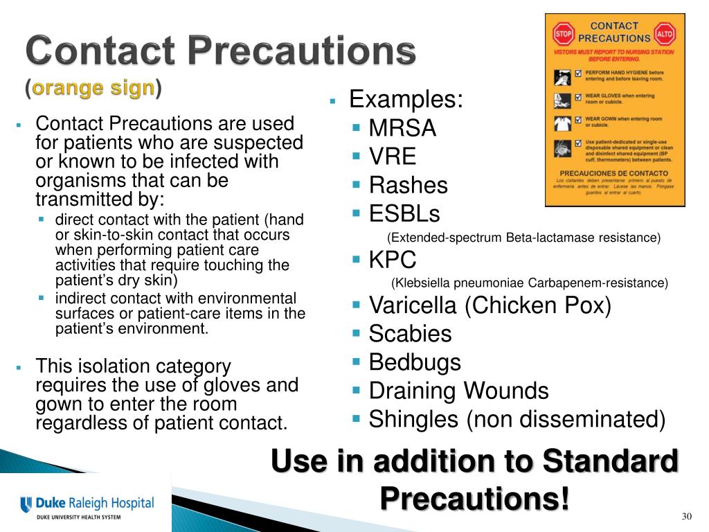 PPT - INFECTION PREVENTION & CONTROL AT DUKE RALEIGH HOSPITAL ...