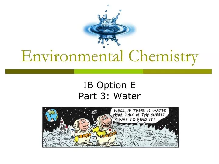 PPT - Environmental Chemistry PowerPoint Presentation, free download ...