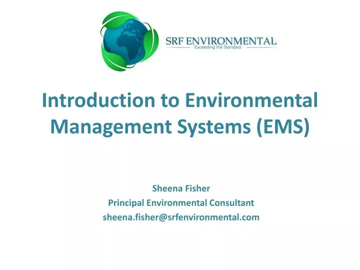 PPT - Introduction to Environmental Management Systems (EMS) PowerPoint ...