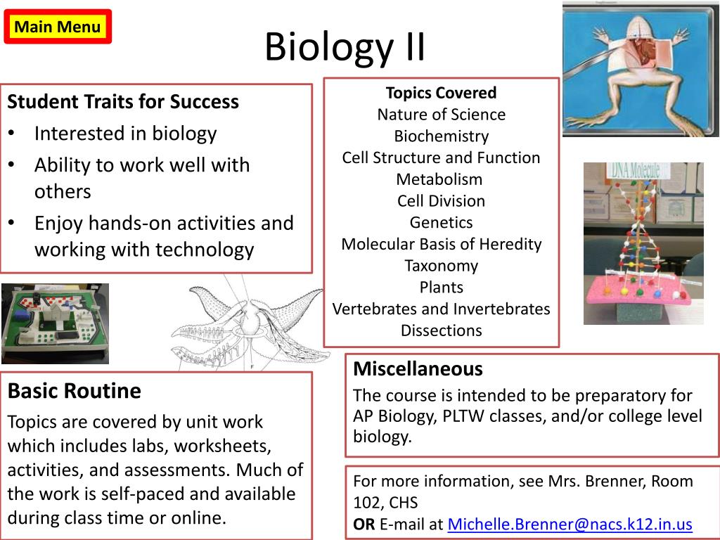 PPT - Biology / Biology H PowerPoint Presentation, free download - ID ...