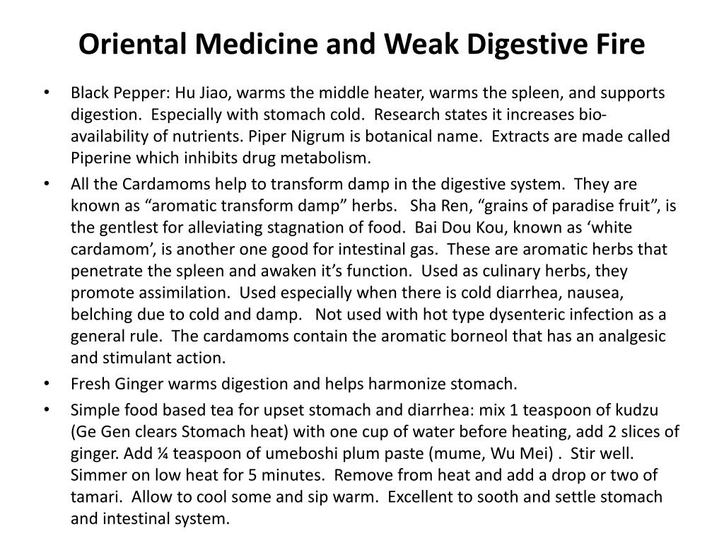 PPT - Nourishing the Center Spleen & Stomach PowerPoint Presentation ...