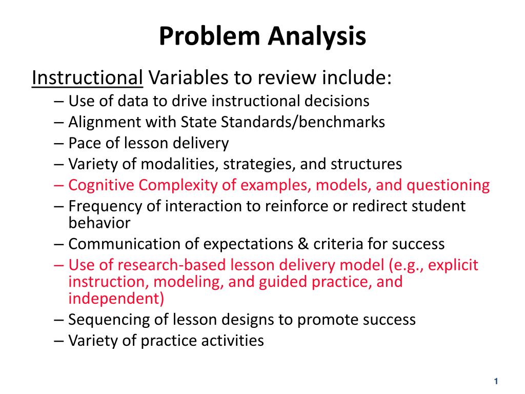 PPT Problem Analysis PowerPoint Presentation Free Download ID 1635544