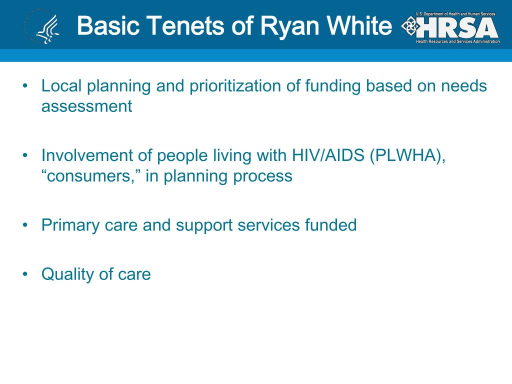PPT - Ryan White HIV/AIDS Treatment Extension Act Administrative ...