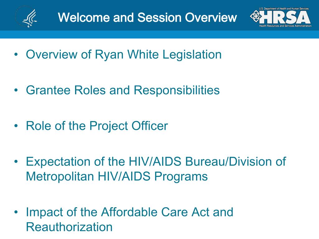 PPT - Ryan White HIV/AIDS Treatment Extension Act Administrative ...