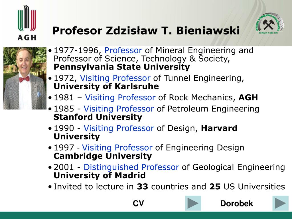 PPT - Profesor Zdzisław T. Bieniawski PowerPoint Presentation, free ...