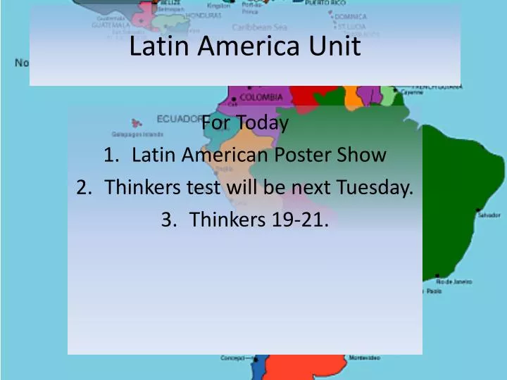 PPT - Latin America Unit PowerPoint Presentation, free download - ID ...