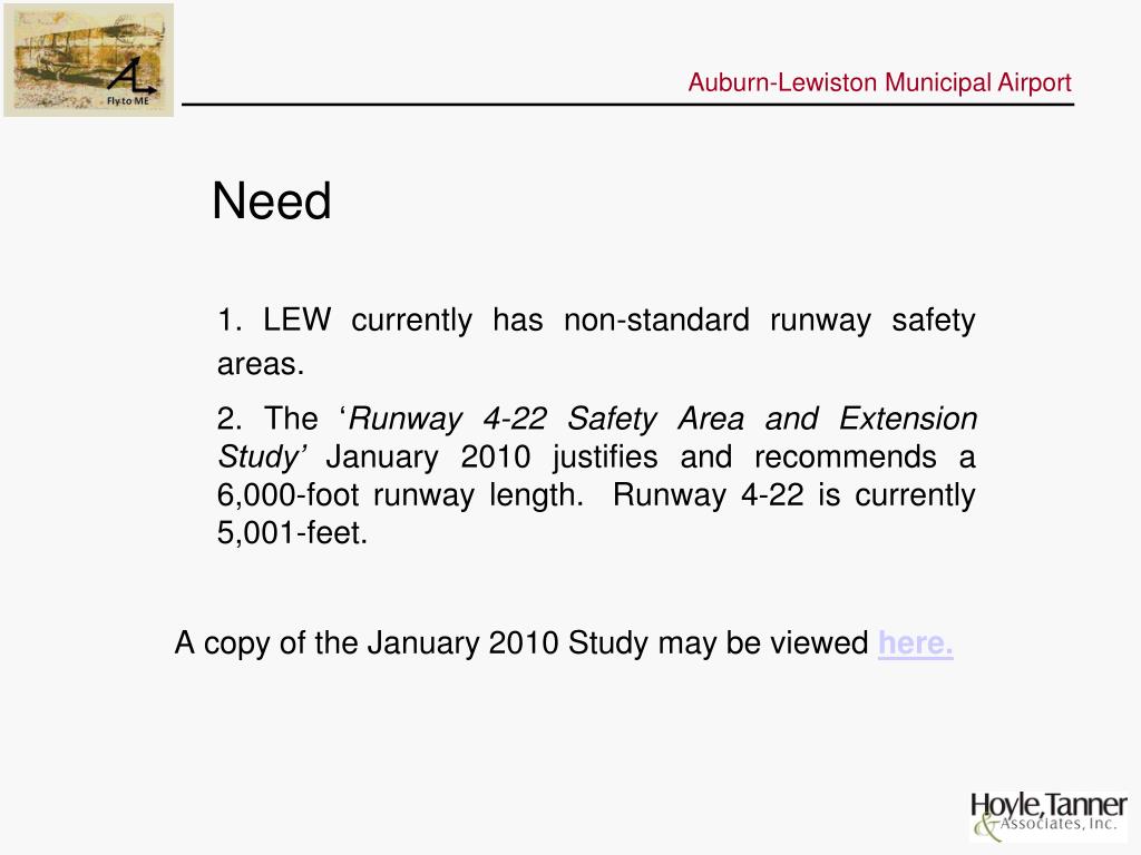 PPT - Runway 4-22 Safety Area Environmental Assessment May 10, 2011 ...
