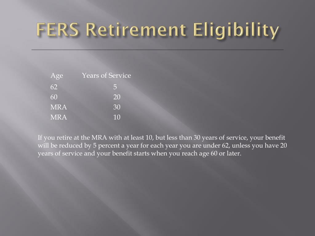 PPT - Federal Retirement Pre-Retirement Counseling PowerPoint ...
