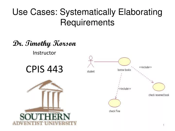 PPT - CPIS 443 PowerPoint Presentation, free download - ID:1636446