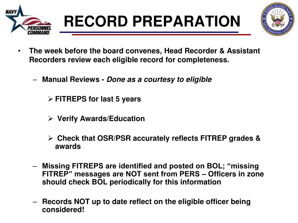 PPT - MEDICAL DEPARTMENT OFFICER DISTRIBUTION BRANCH (PERS 4415 ...